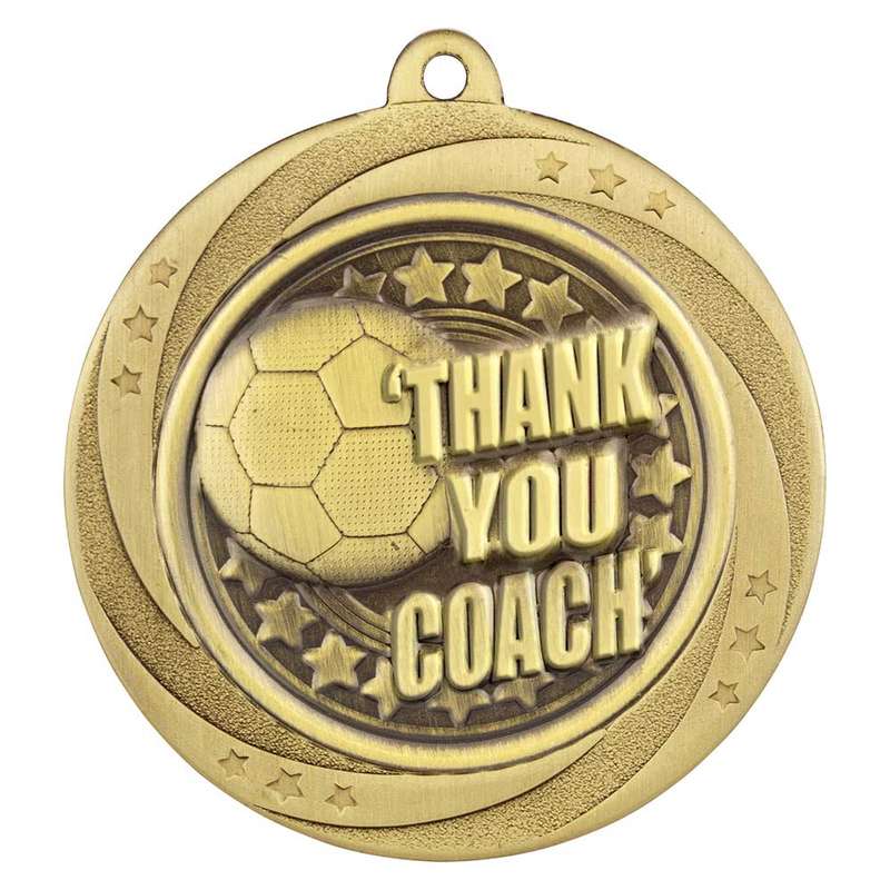 Superstar Thank you Coach Medal - Spa Trophies Ltd
